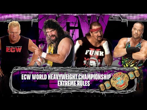 ECW Extreme Rules Fatal 4-Way World Heavyweight Championship Title ...