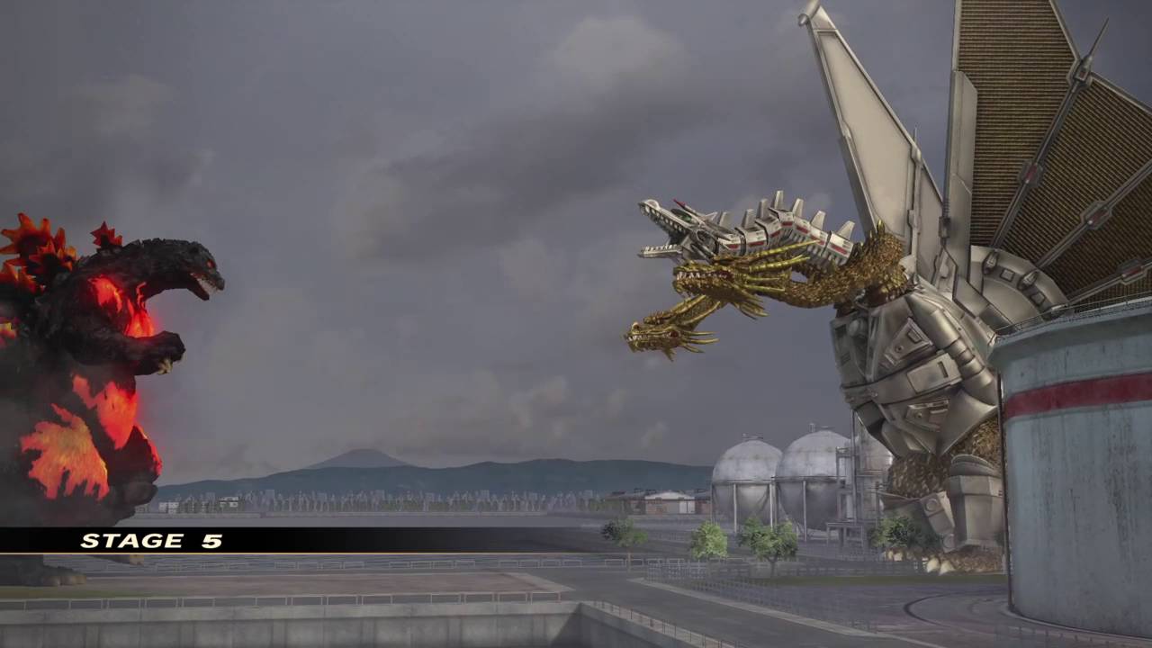 GODZILLA PS4 - King of the Monsters Mode: Burning Godzilla - YouTube