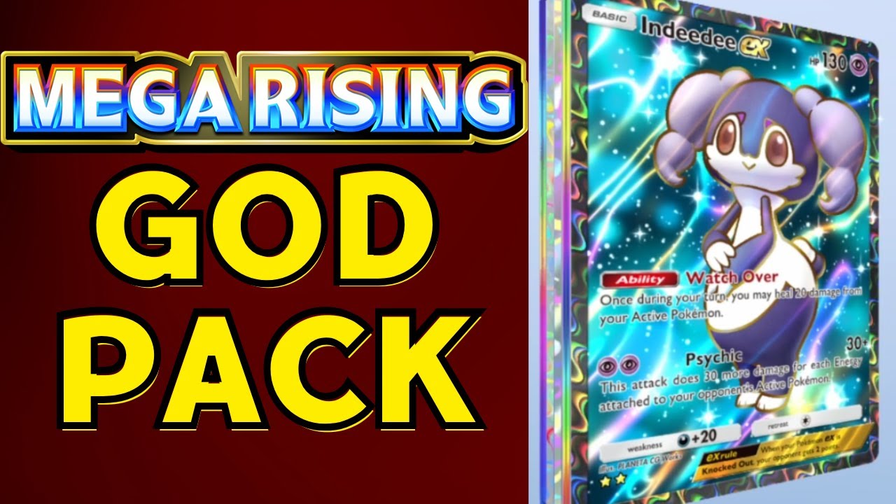 Mega Rising GOD PACK #pokemontcgpocket - YouTube