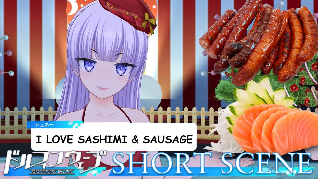 Dolphin Wave JP - Short Scene: I Love Sashimi & Sausage - YouTube