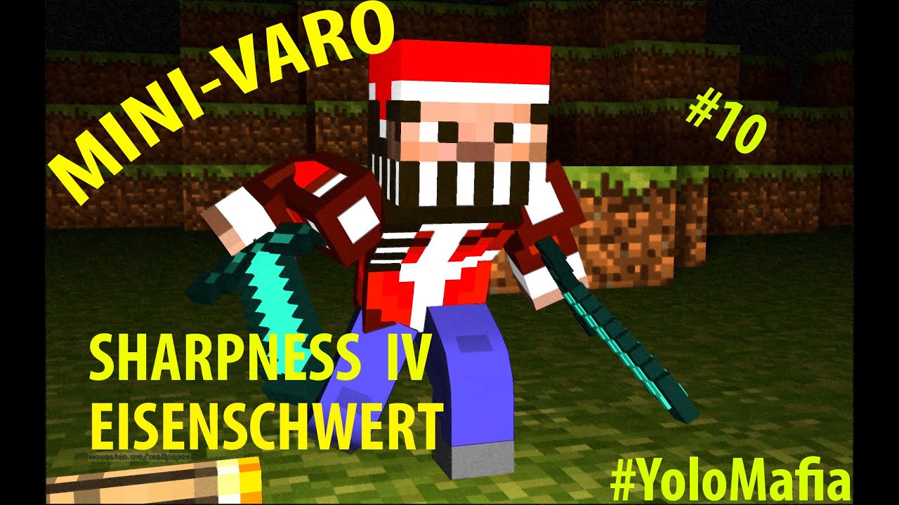 Minecraft MINI-Varo #10 Sharpness IV Eisenschwert! - YouTube