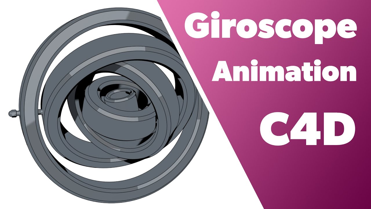C4D Tutorial - Giroscope Animation - Animate Rotation with Vibrate Tags ...