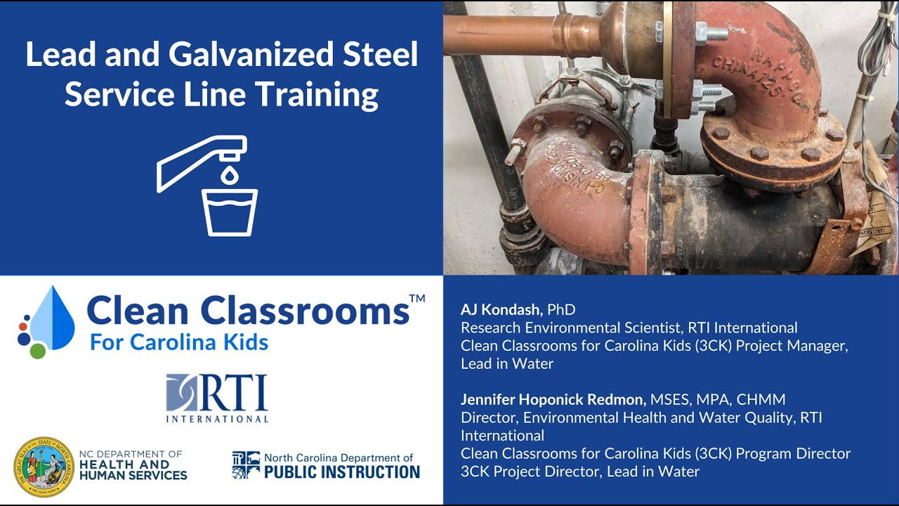 Lead and Galvanized Steel Service Line Training - Clean Classrooms for ...