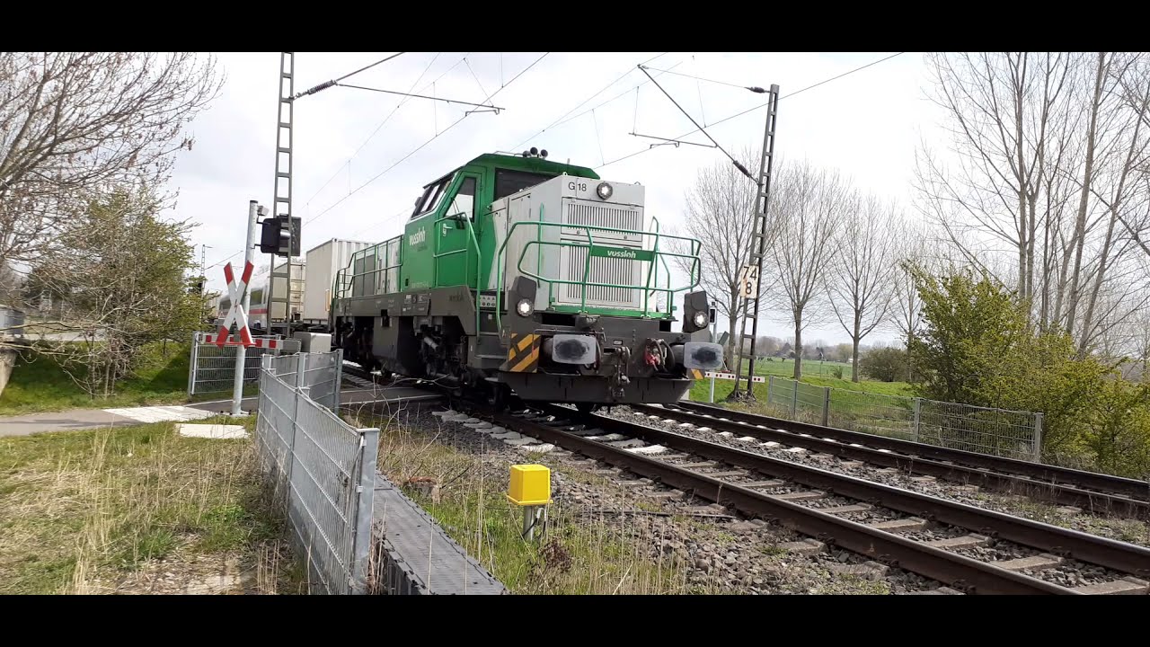 Diesellokomotive Vossloh DE 18 "180 001-4" "G 18" • Überführungsfahrt ...