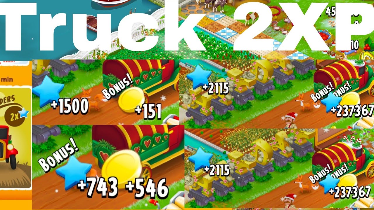 Hay Day Truck Double XP - YouTube
