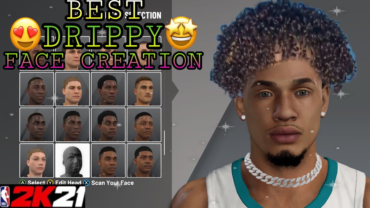 *DRIP*BEST DRIPPY FACE CREATION IN NBA2K21!!!!!!!!!!!!!! - YouTube
