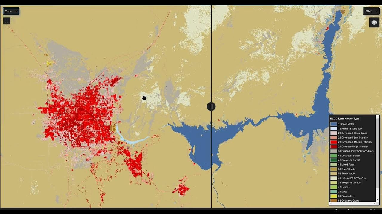 Visualizing the Annual National Land Cover Database (NLCD) Using Leafmap - YouTube
