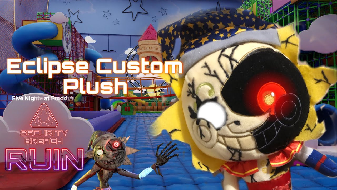 Eclipse Custom Plush from (FNAF Ruin) - YouTube