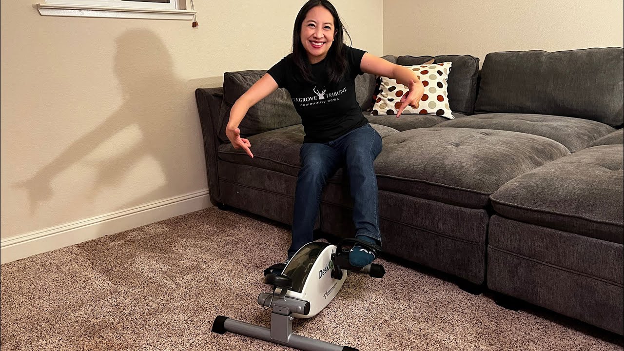 DeskCycle 2 Under Desk Bike Pedal Exerciser with Adjustable Leg - Mini ...