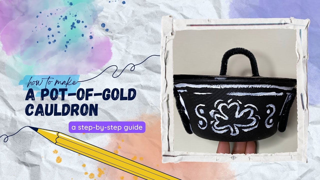 HOW TO MAKE: A Pot-of-Gold Cauldron - YouTube