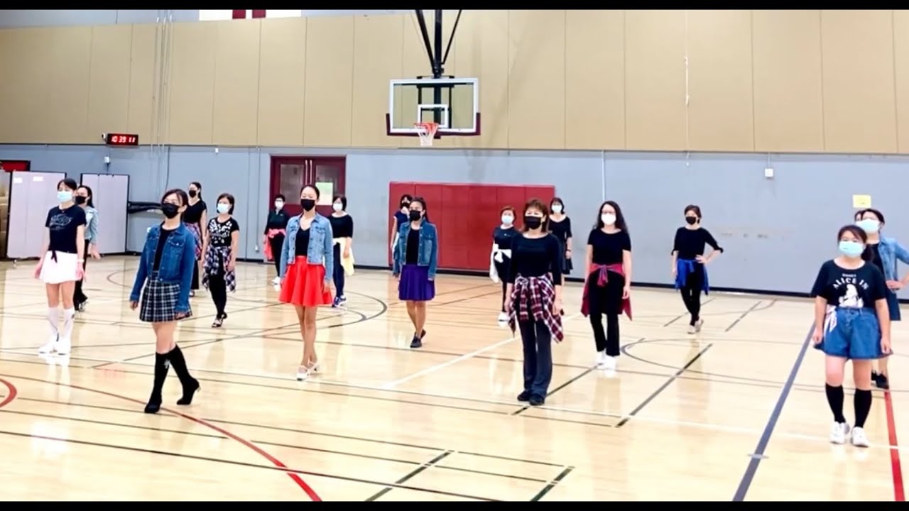 Uptown Funky Line Dance (Beginner) - YouTube