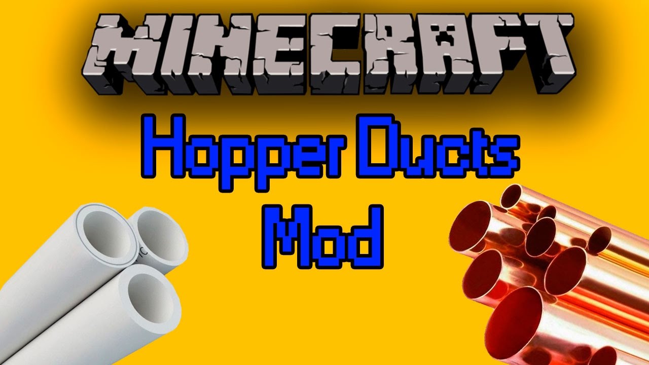 Hopper Ducts Mod - МОДЫ В MINECRAFT #7 - YouTube