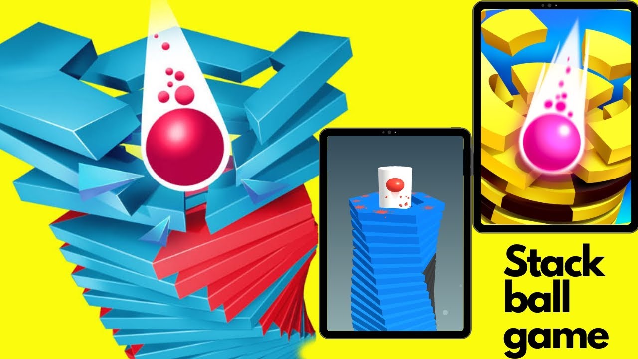 Vicky gaming ll stack ball game ll 9 - YouTube