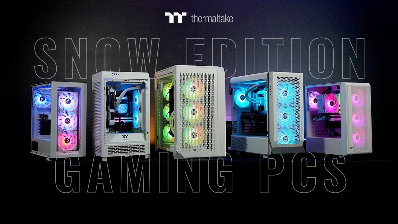 Thermaltake Snow Edition Gaming PCs - Powered by Intel - YouTube