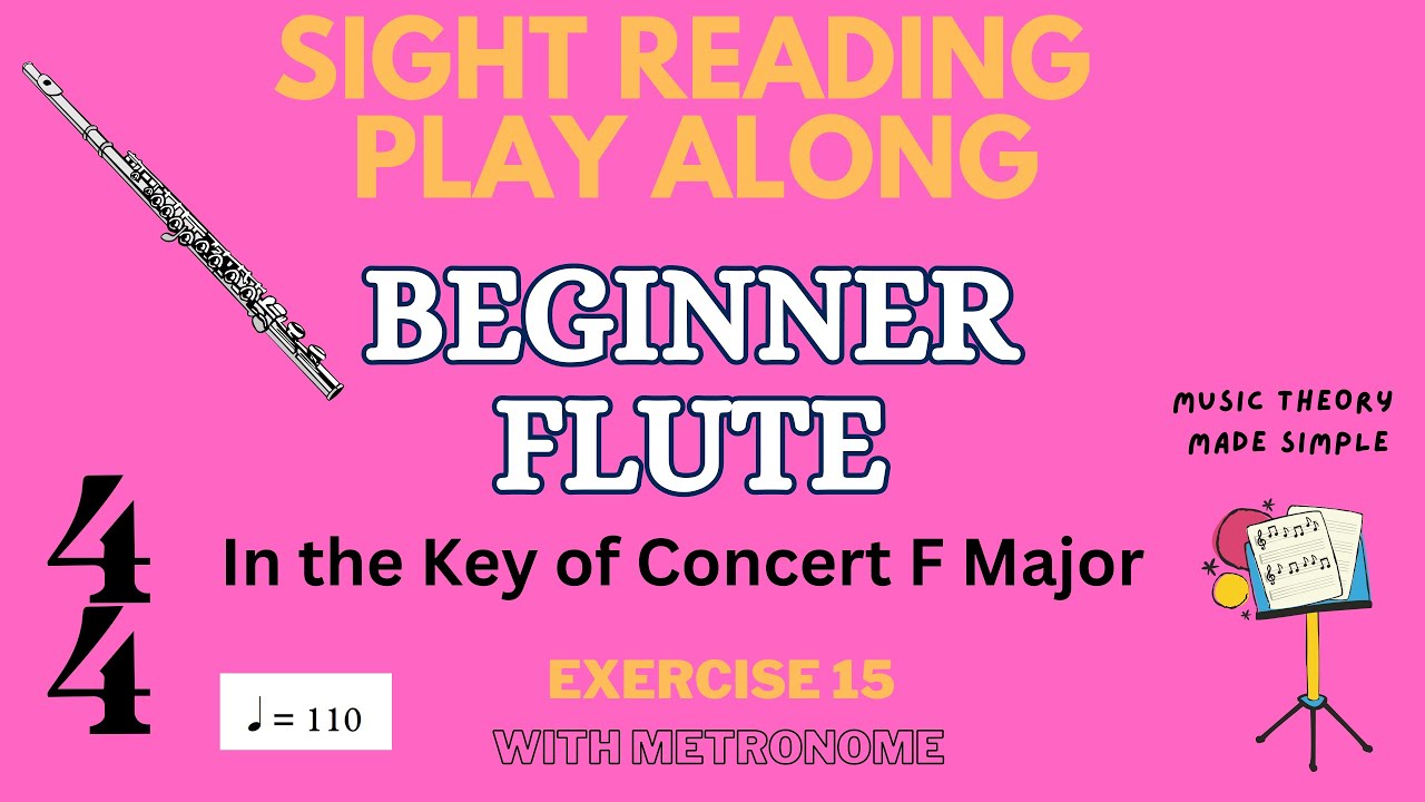 🎶Can you play this Concert F PLAY-ALONG FOR FLUTE? 🎶 - YouTube