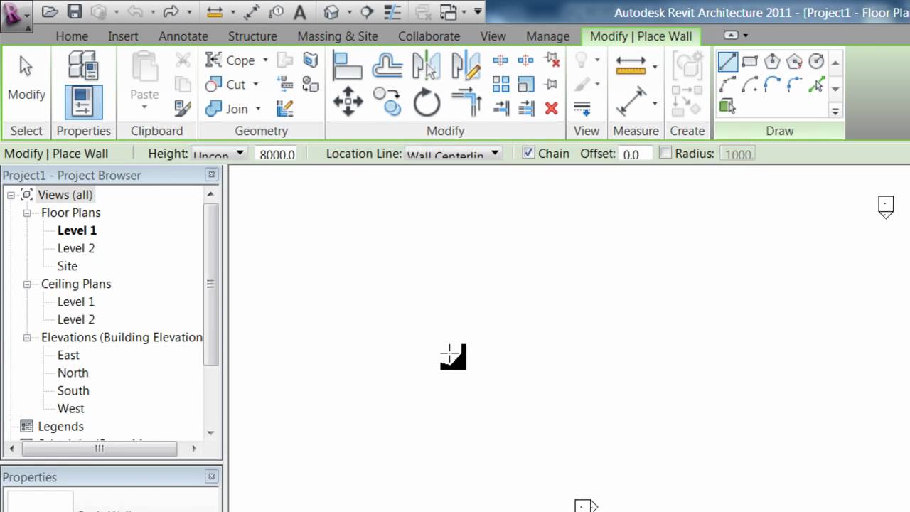 1.1 INTERFACE // OVERVIEW. [Revit Architecture 2011] - YouTube