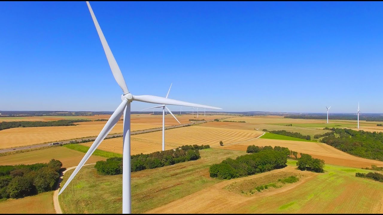 Wind Turbines in the Countryside - Free Stock Video Download - Free ...