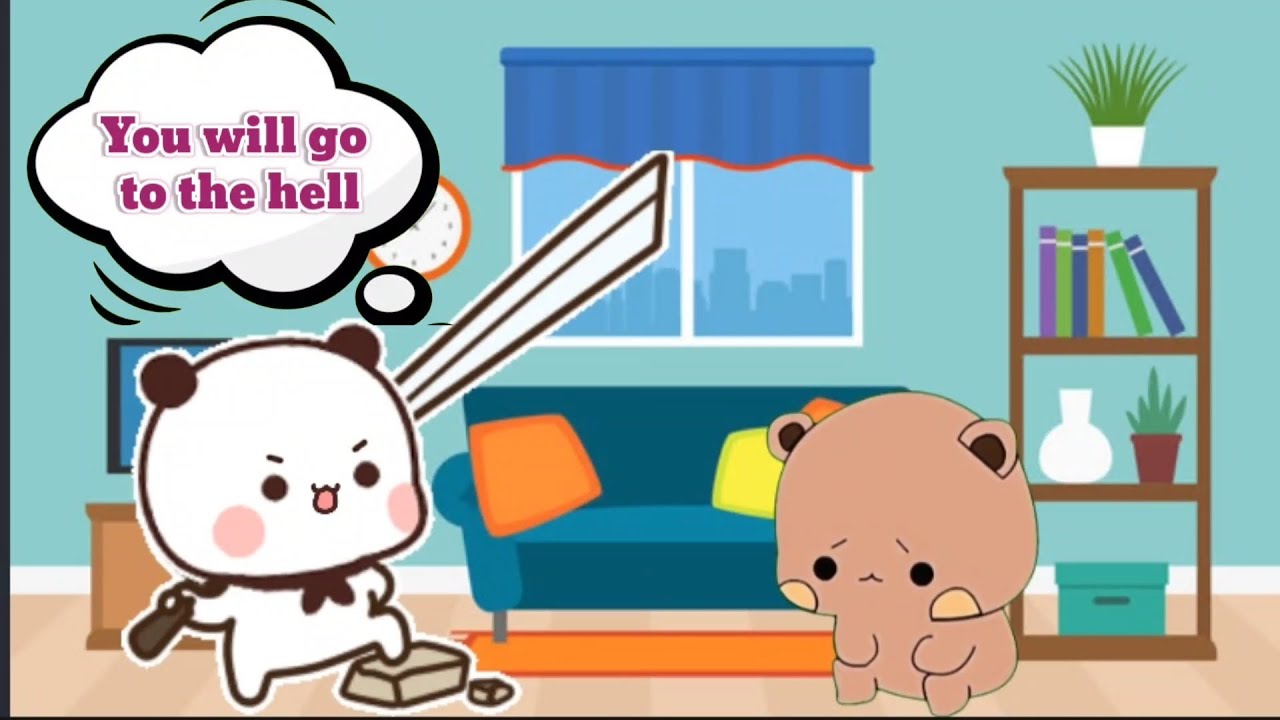 Bubu is feeling hot 🔥 l peach goma l milk mocha l panda bear l bear or ...