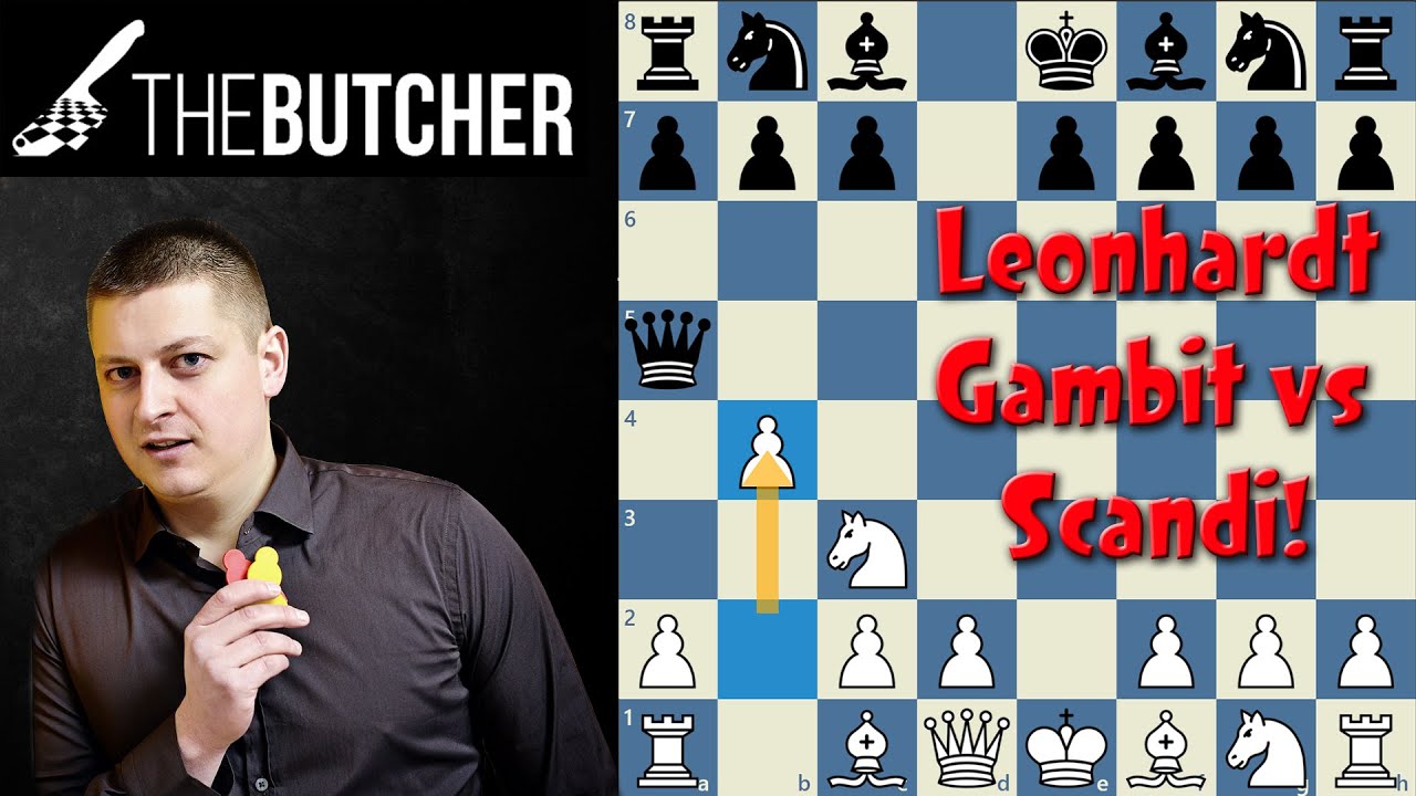 HYPER AGGRESSIVE Scandinavian Variation - Leonhardt Gambit!! - YouTube