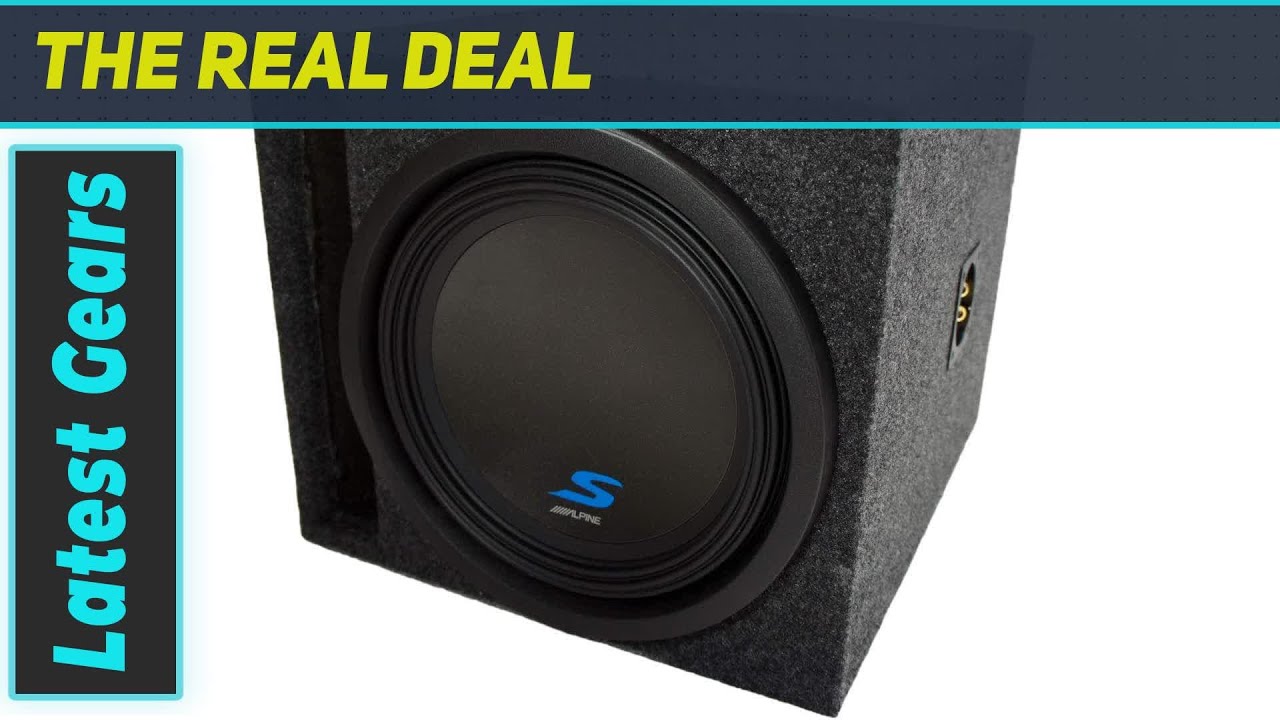 Alpine Type S S-W12D4 Subwoofer Bundle: Unleash Powerful Bass in Your ...