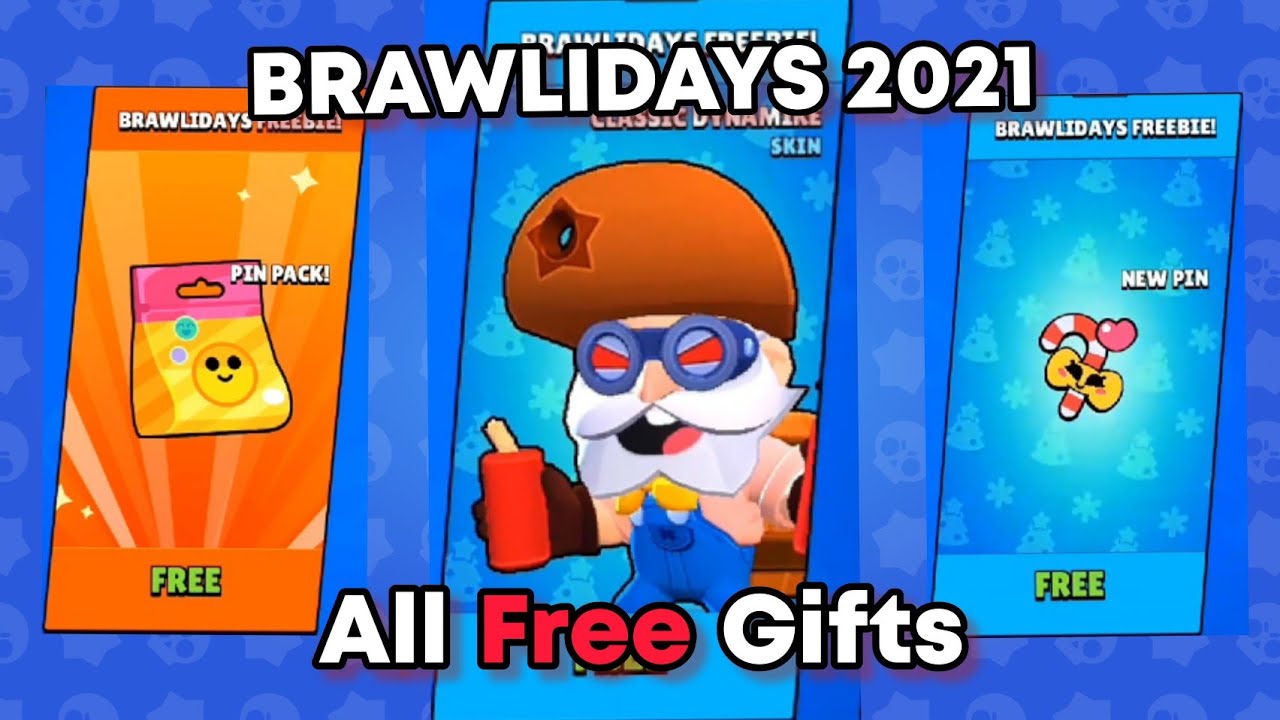 All Free 2021 Brawlidays Gifts - YouTube