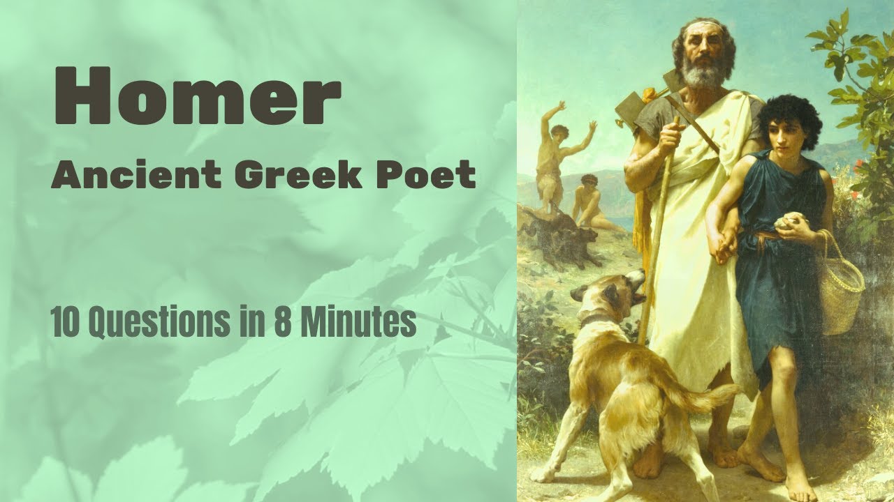 Ancient Greek Poet Homer Biography in 8 Minutes - YouTube