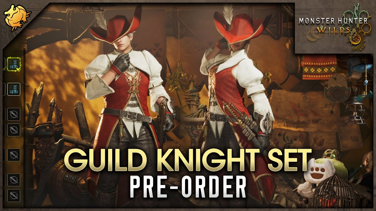 Monster Hunter Wilds - Guild Knight Set Layered Armor (Pre-Order) - YouTube
