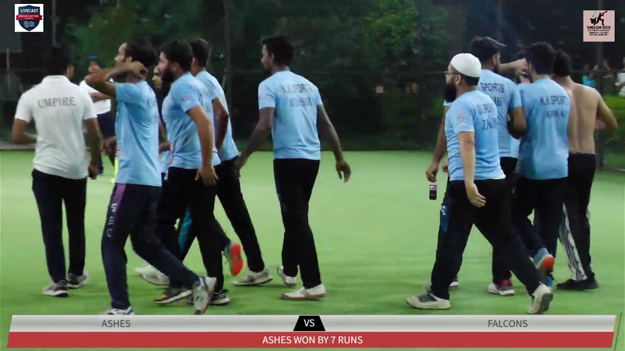 ASHES vs FALCONS | SEMI FINAL | SMASHBOX CRICKET LEAGUE - YouTube