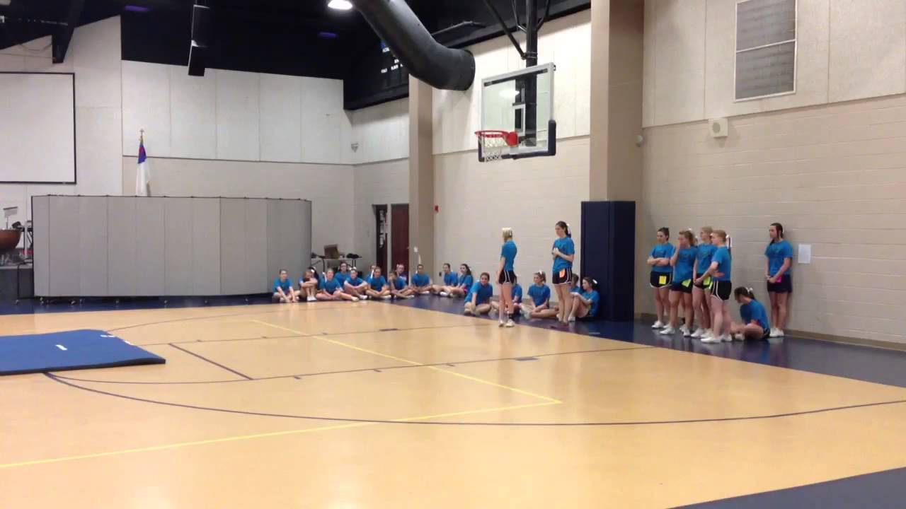 EMCA cheer try outs 1 - YouTube