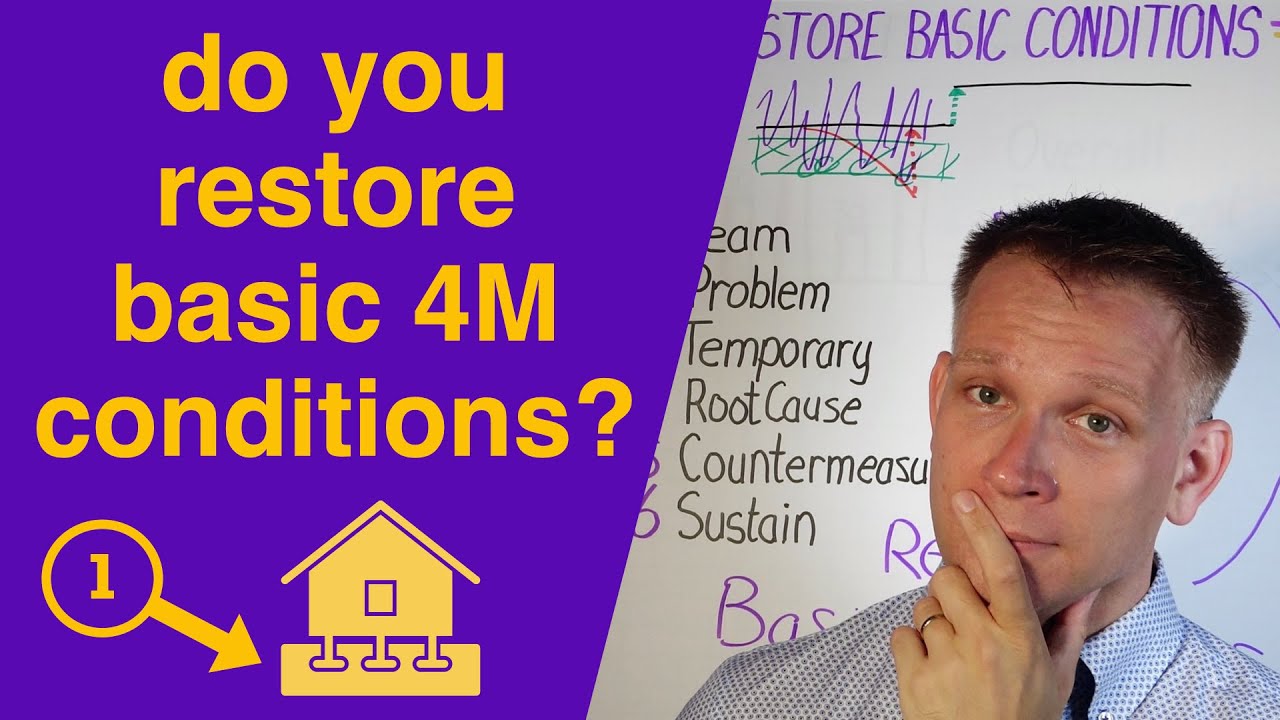 Why Process Improvement needs a step to Restore Basic Conditions - YouTube