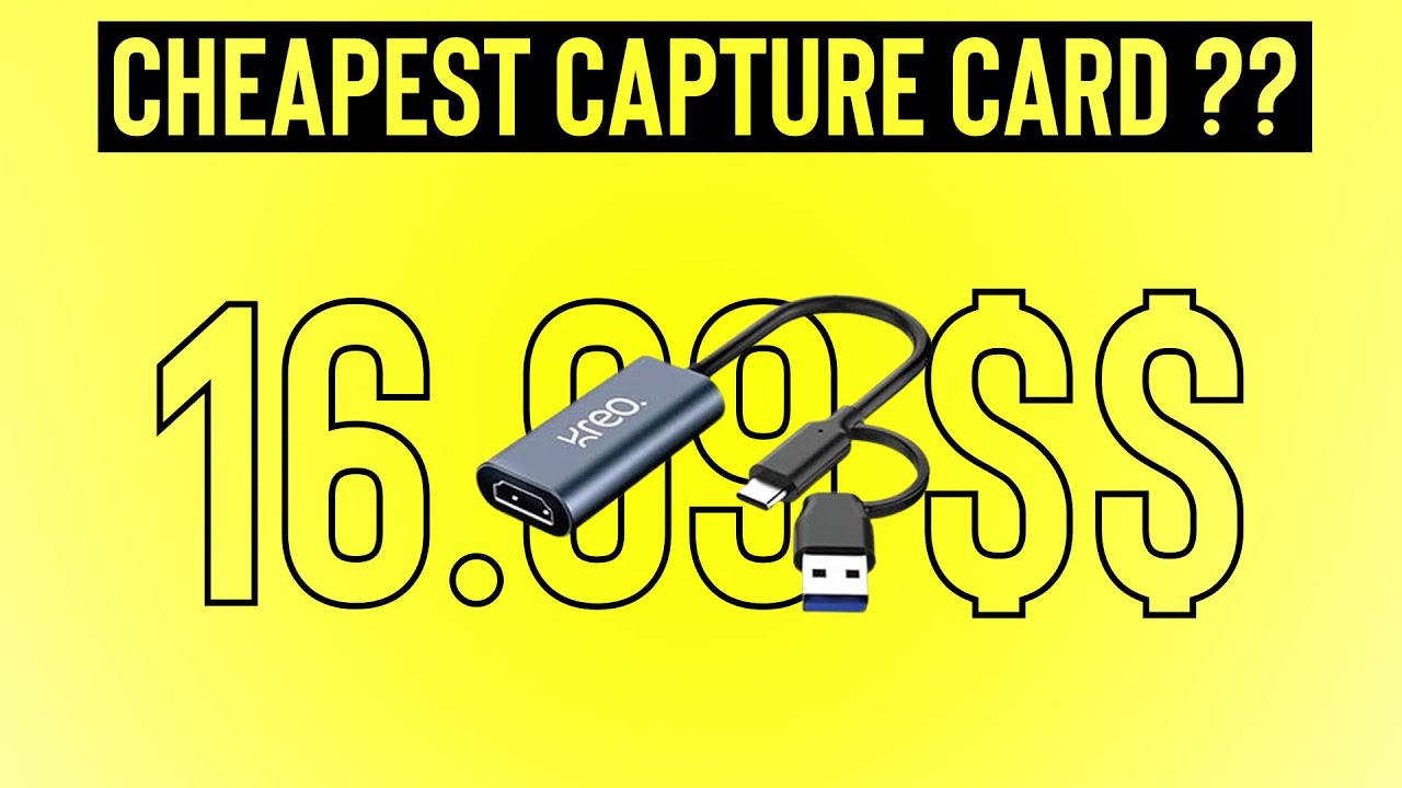 Cheapest Capture Card Under $20 That Works Like Elgato HD60S! Kreo Lynx ...