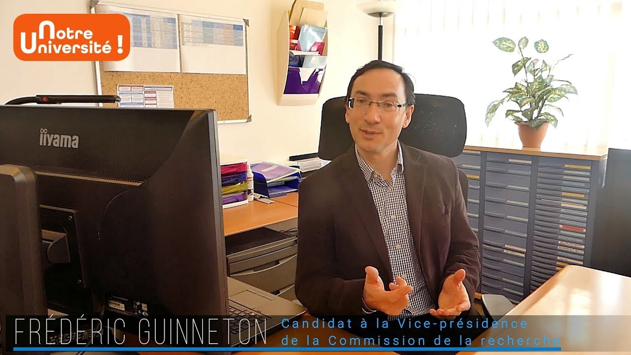 Frédéric Guinneton (Vice-président de la Commission de la recherche ...