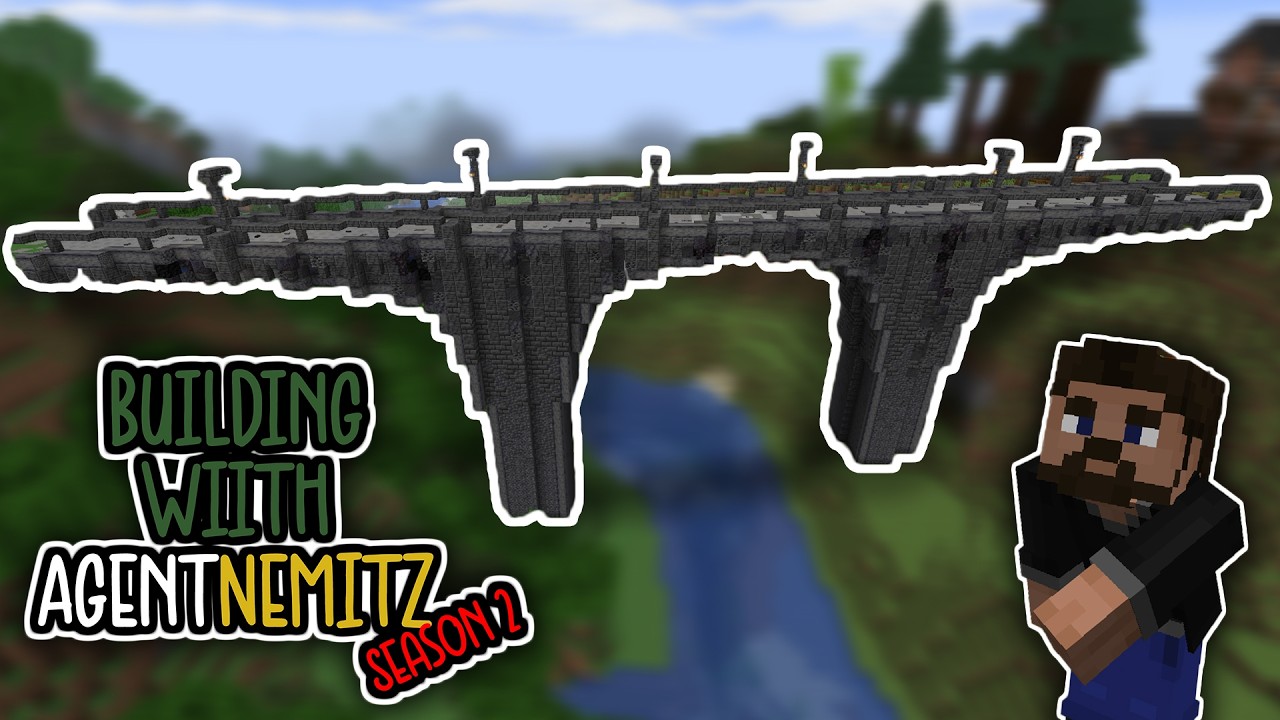 Showing You How I Build This Massive Bridge In Minecraft - YouTube