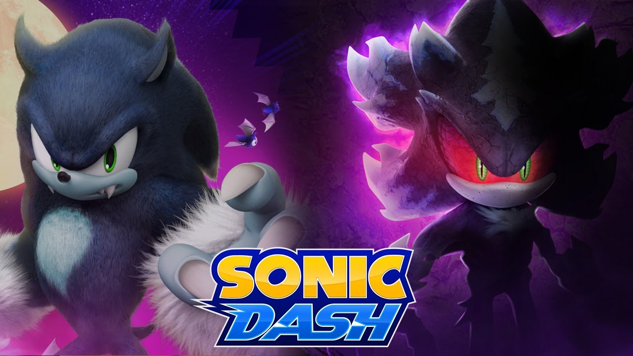Sonic Dash iPhone Gameplay - WEREHOG SONIC VS VAMPIRE SHADOW - YouTube