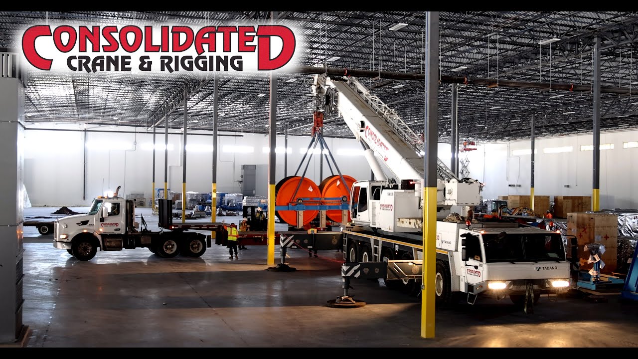 Watch as Consolidated Crane & Rigging Moves Large Manufacturing ...