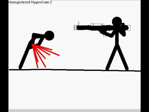 legs blown off by rocket launcher(stick man) - YouTube