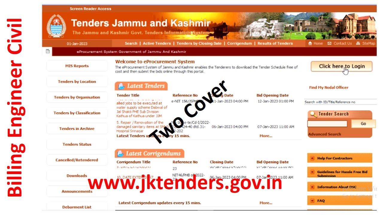 How to submit a bid on jktender website ? PWD ka tender kaisai jama ...