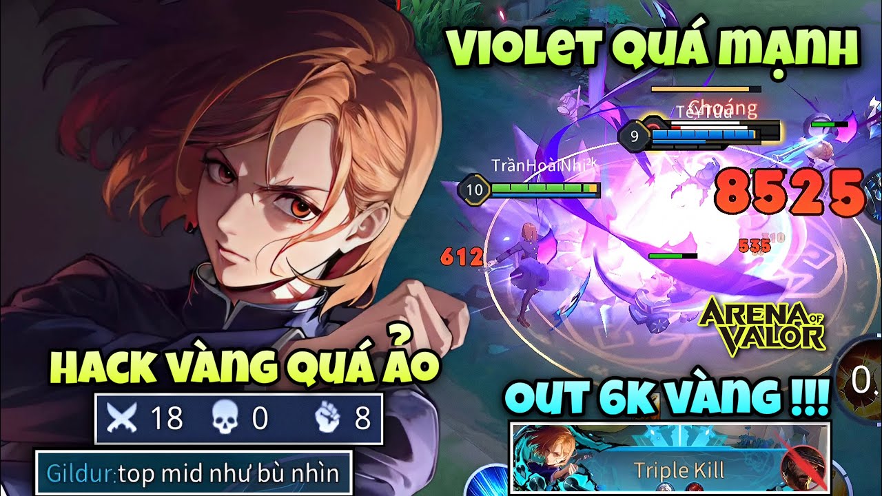 Violet Quá Mạnh Trong Mùa Hiện Tại Vì Khả Năng Hack Vàng Quá Ảo " Out ...