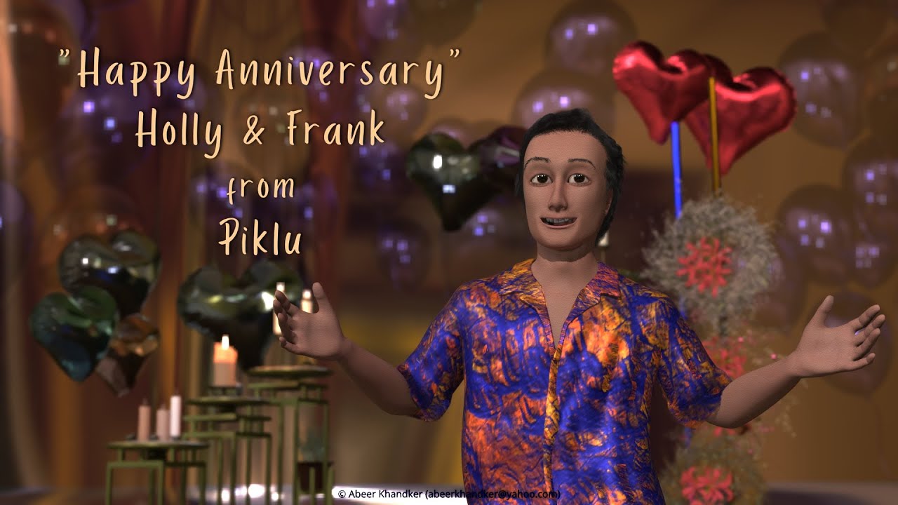 Anniversary Wish from Piklu for Holly & Frank (USA) - YouTube