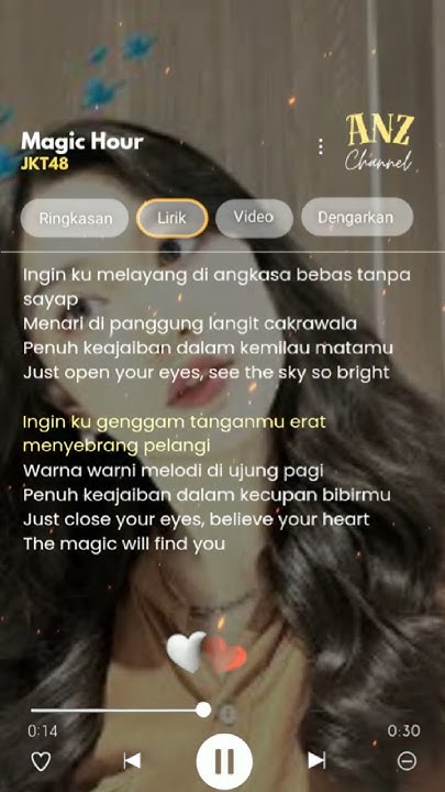 lagu Magic Hour - YouTube