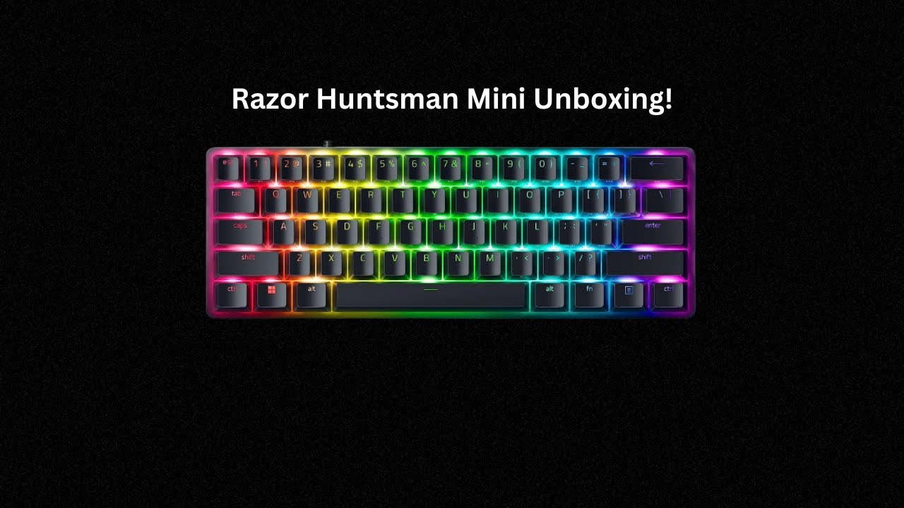 Unboxing Razor Huntsman Mini Pro! - YouTube