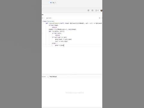 Leetcode #203: Remove Linked List Elements #python #programming #leetcode #leetcodepython # ...