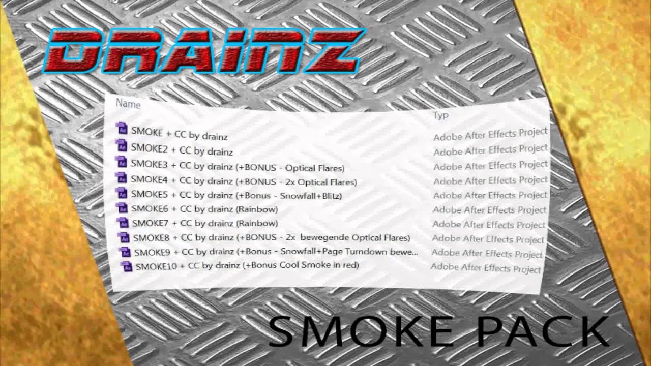 PERSONAL SMOKE PACK FOR AFTER EFFECTS!! with twitch gesynct :/ - YouTube