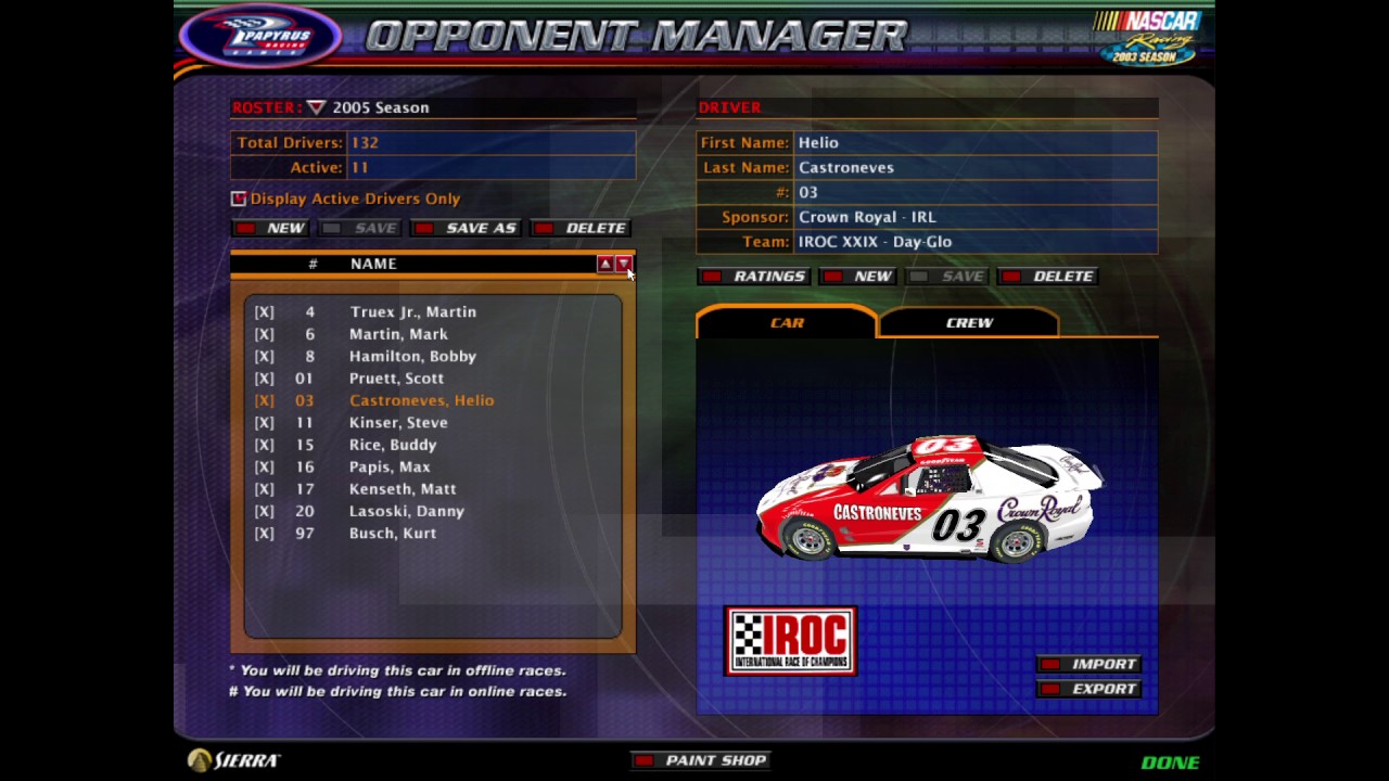 NR2003 IROC Series 2005 Season Sign-ups! (CLOSED!) - YouTube