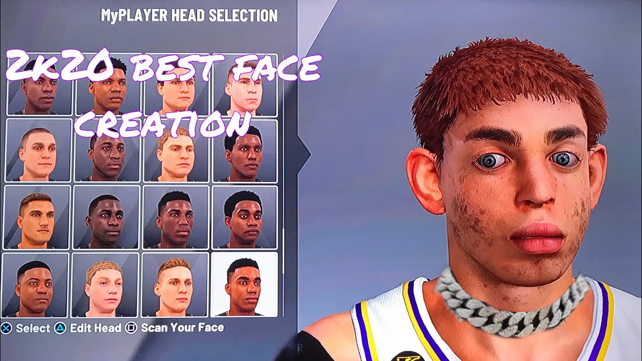 Best NBA 2k20 face creation - YouTube