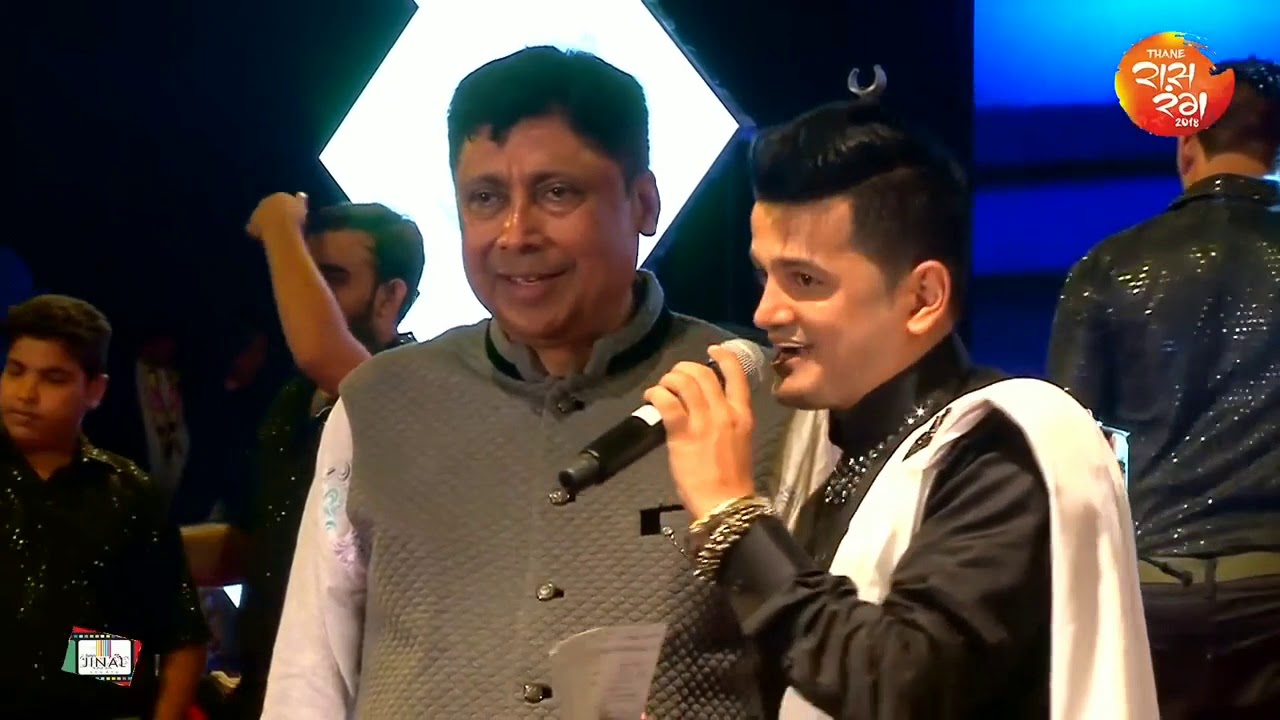 Anchor Girish Sharma at Gujrati Garba Night Formal Anchoring - YouTube