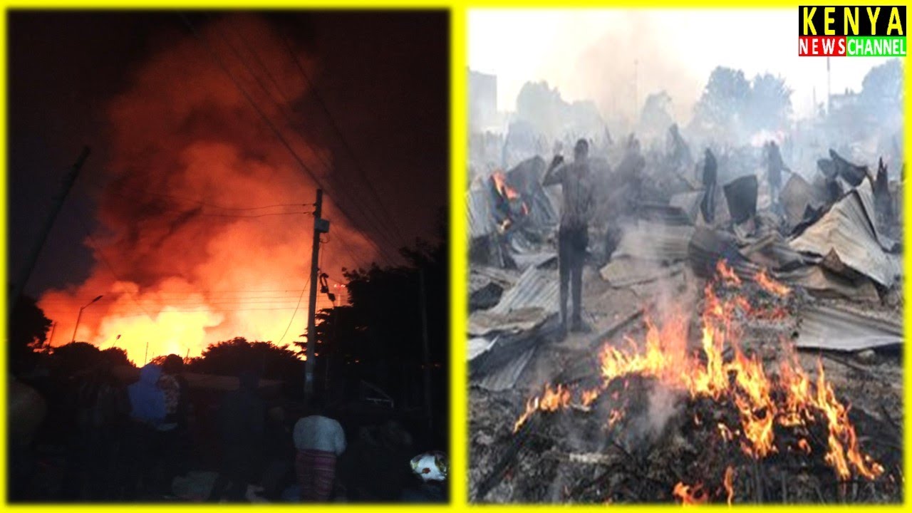 TOI MARKET FIRE TODAY - See what happened at Night in Kibra - YouTube