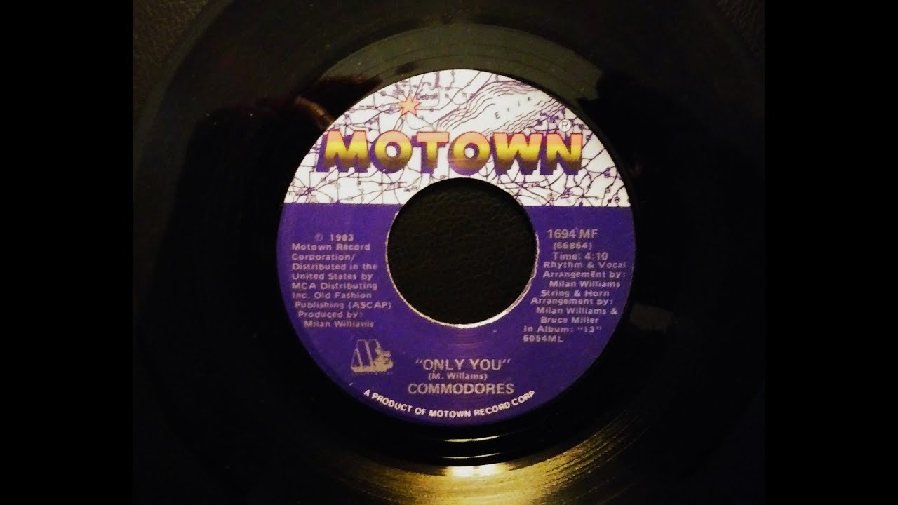Only You - Commodores Original 45 RPM 1983 - YouTube