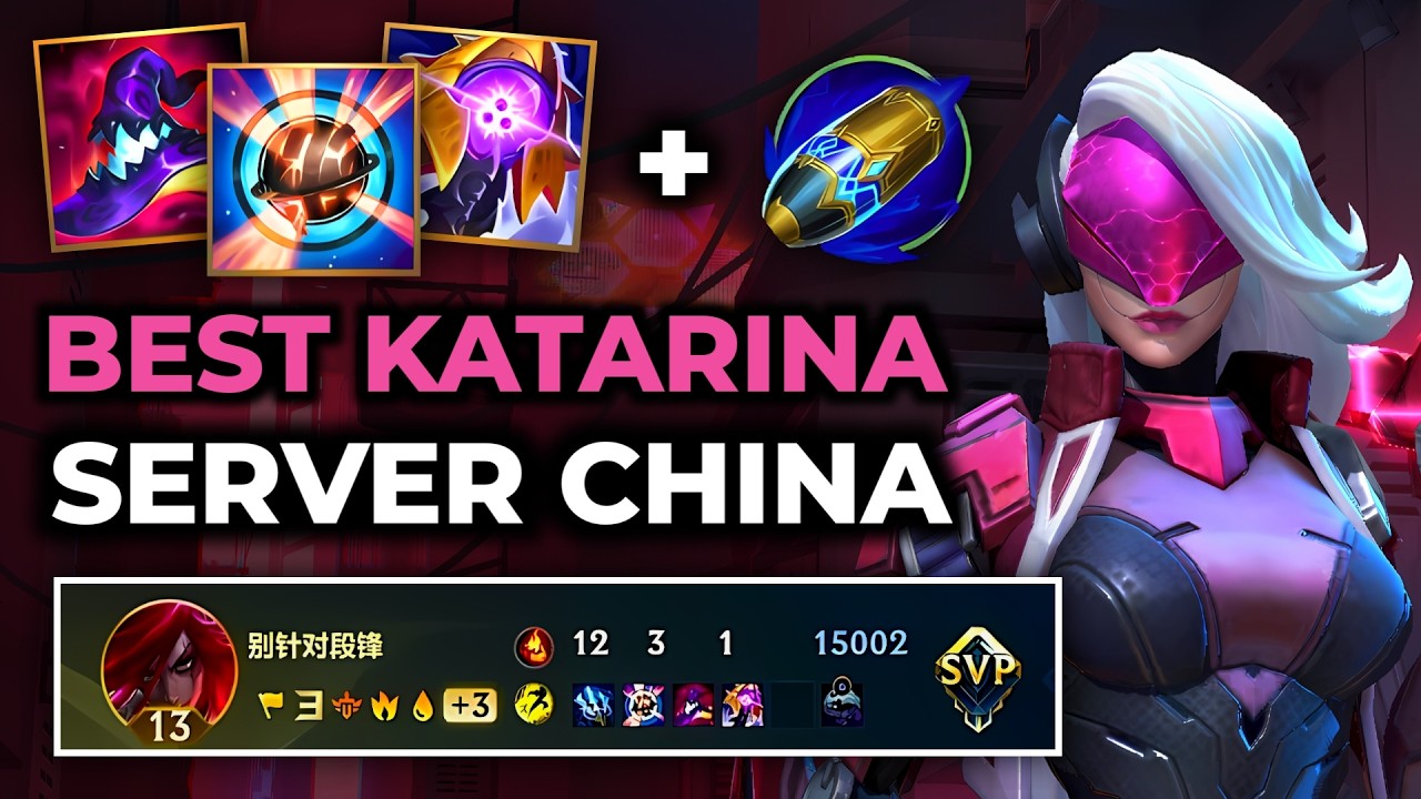 Katarina Wild Rift China - Build Runes Guide Patch 7.0a - Gameplay ...