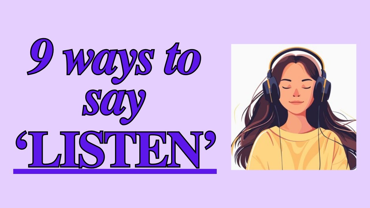 9 ways to ask someone to LISTEN to you! Learn English Today - YouTube